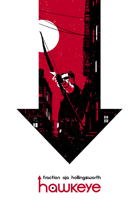 Hawkeye cover by David Aja – borg