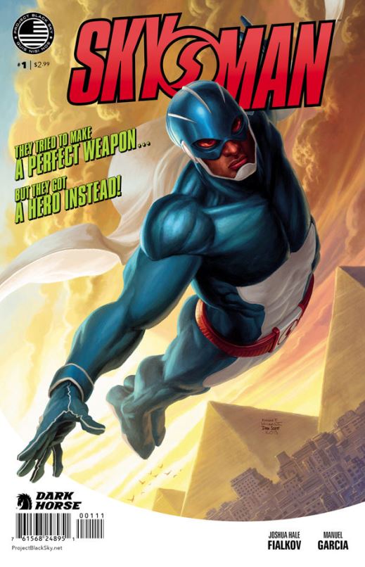 First look–Preview Dark Horse Comics’ new series, Skyman – borg