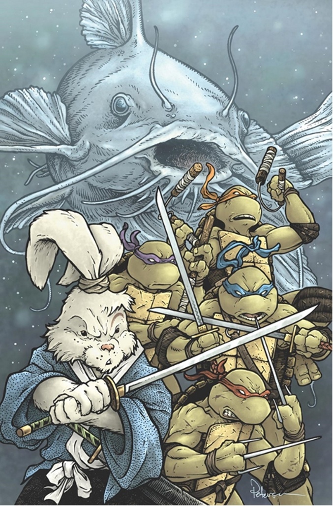 Samurai rabbit faces off against ninja turtles in summer crossover ...