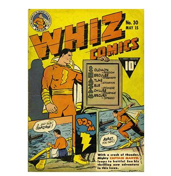 Whiz comics ad – borg