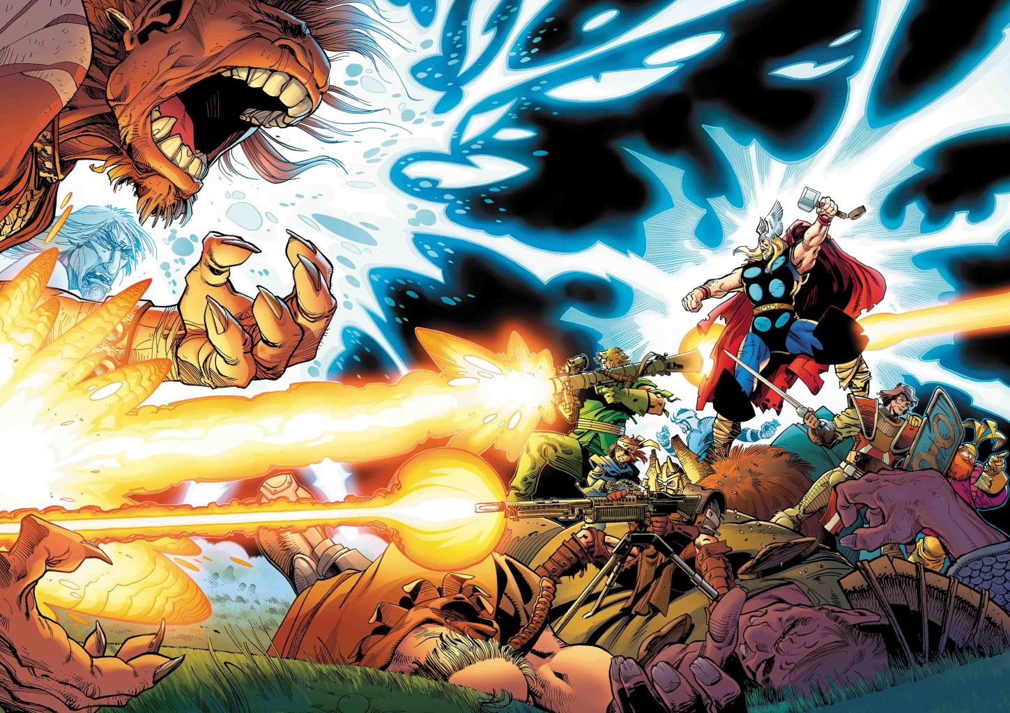 The War of the Realms–Next Marvel event series begins today with… more ...
