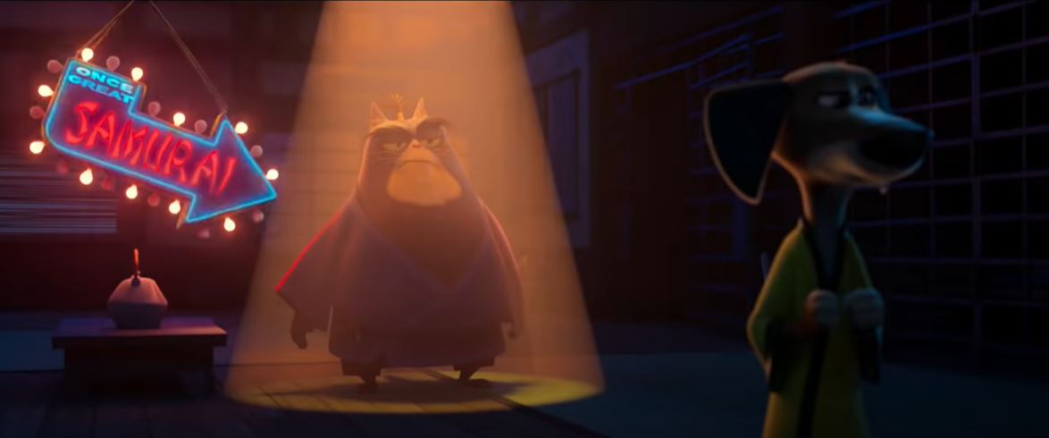 Samurai cartoon – borg